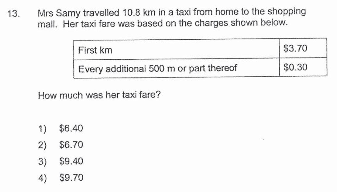 P6 / ACS (Junior) / 2021 / SA2 Prelims / Paper 1 – Q13 [2 marks] – SG ...